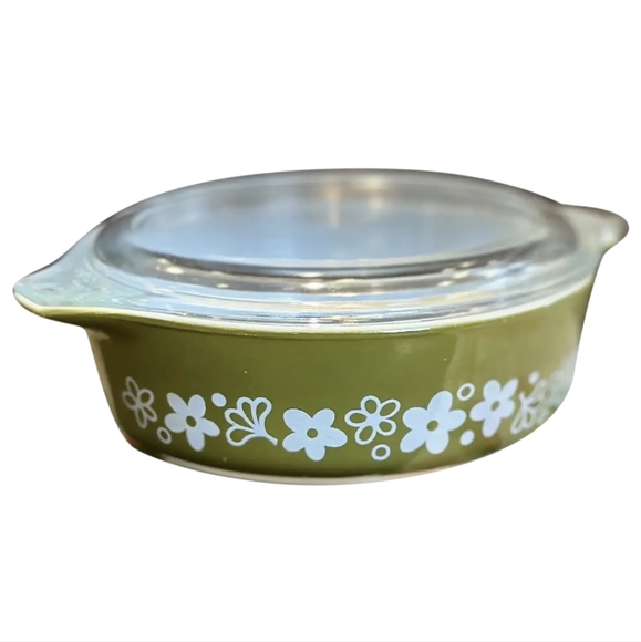 Pyrex | Kitchen | Vintage Pyrex Crazy Daisy Spring Blossom Small Lidded ...